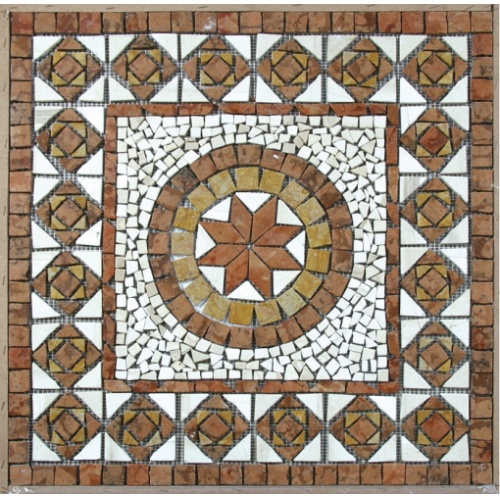 Rosace en marbre et pierre naturelle Rosone Gamma