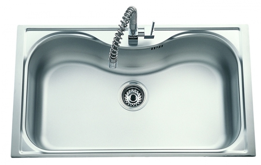 Evier inox 1 grande cuve inox mini-structure EV3615